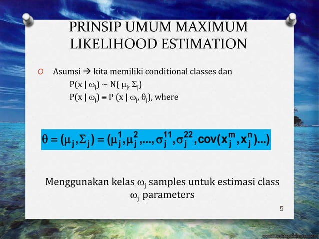 Chapter 3 maximum likelihood and bayesian estimation-fix | PPTX