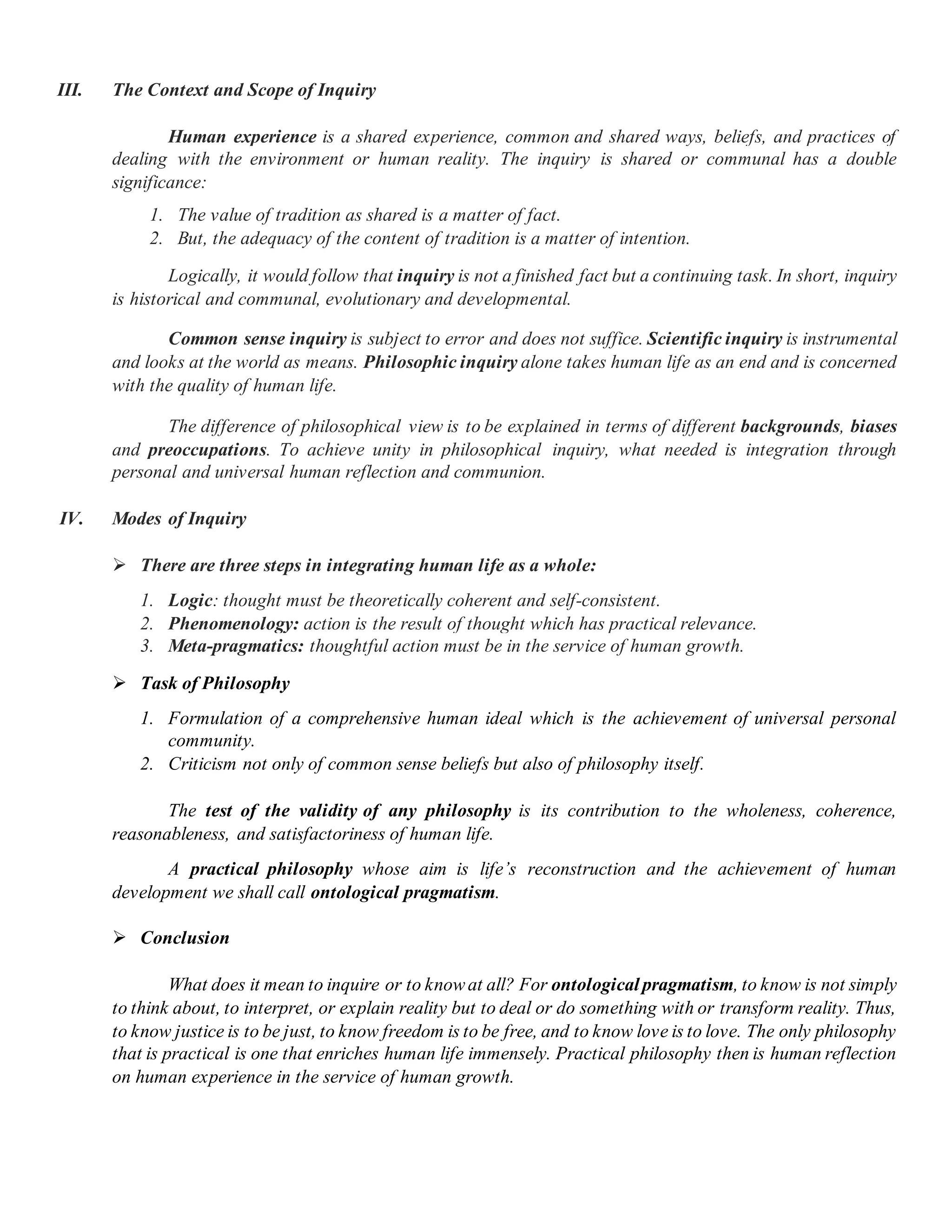 Chapter 3 - Method of Moral and Social Philosophical Inquiry | DOCX