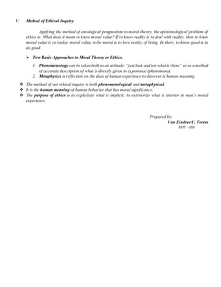 Chapter 3 - Method of Moral and Social Philosophical Inquiry | DOCX