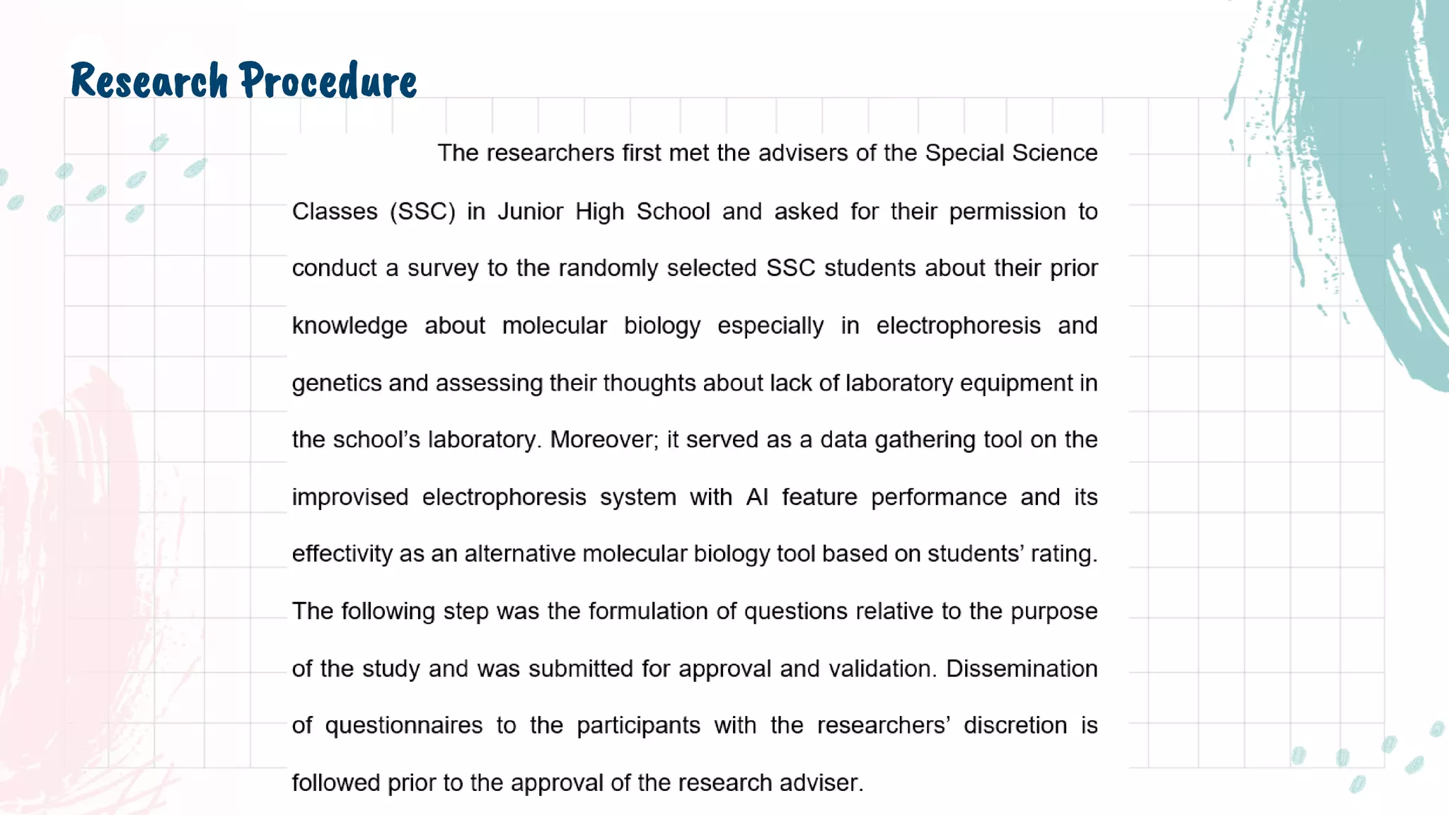 Chapter 3 Methodology (Capstone Research) | PDF