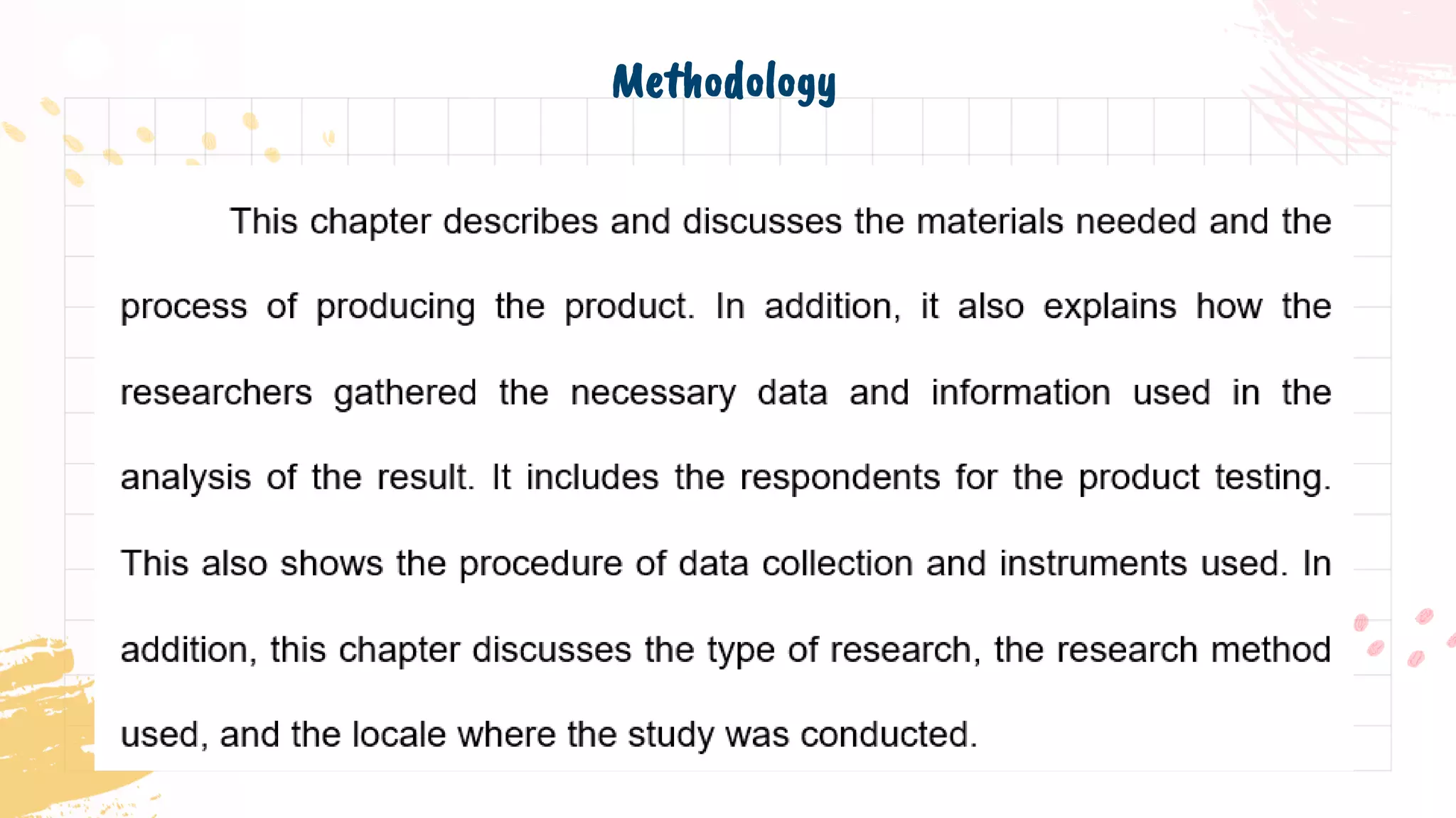 Chapter 3 Methodology (Capstone Research) | PDF