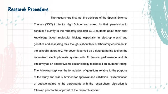 Chapter 3 Methodology (Capstone Research) | PDF | Home & Garden