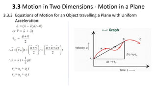 Chapter 3 motion in a plane | PPTX