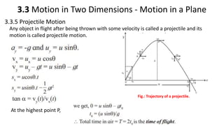 Chapter 3 motion in a plane | PPTX