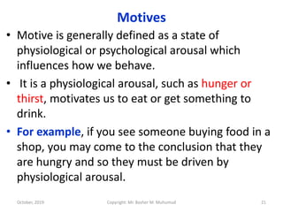 Chapter 3: Motivation and Emotions | PDF