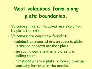 Chapter 3 Mountains and Volcanoes | PPT