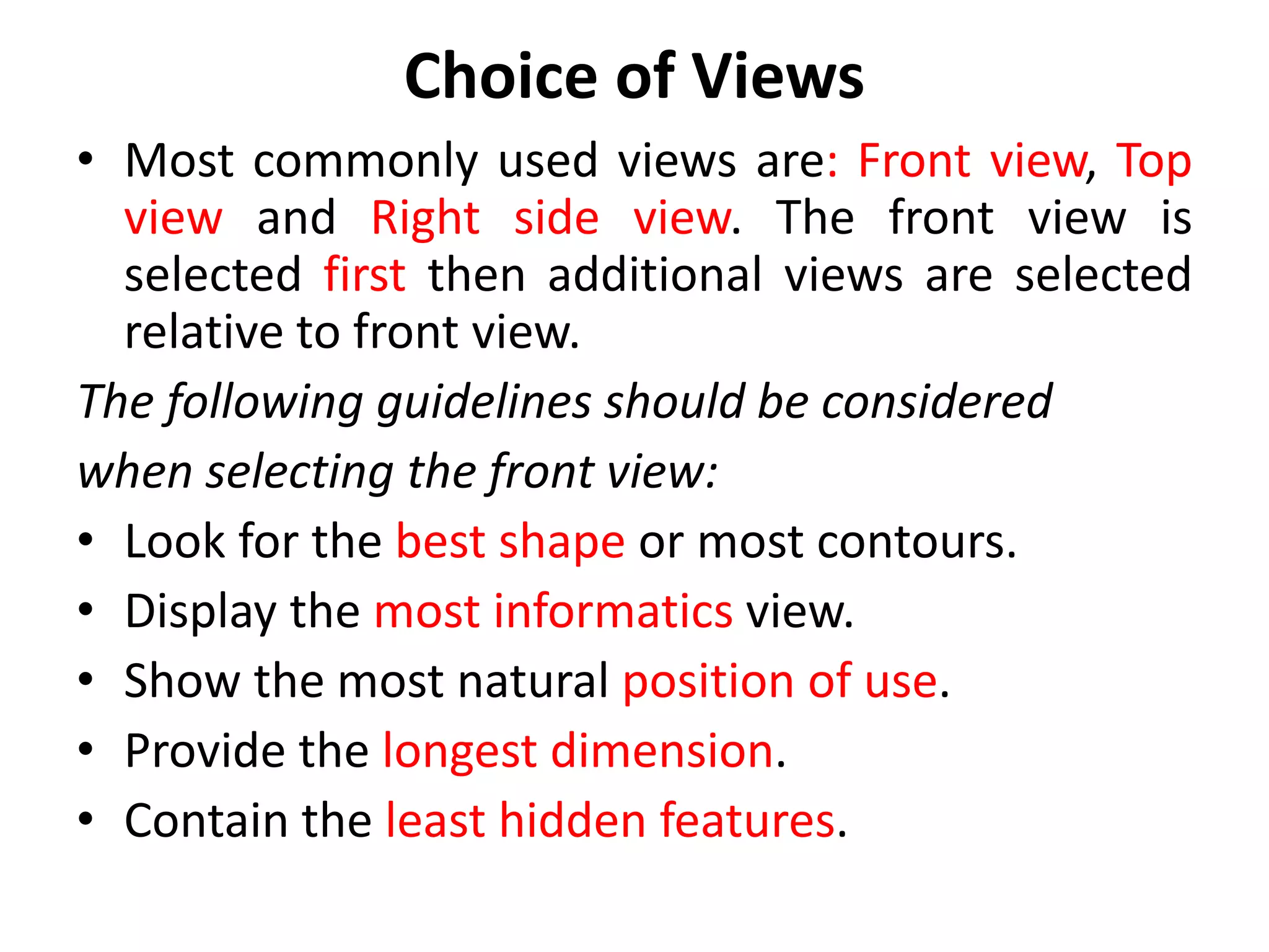 Chapter 3 multiview drawings | PPTX