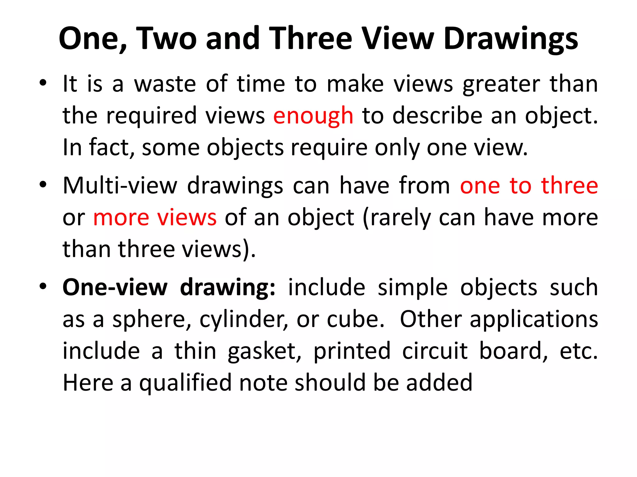 Chapter 3 multiview drawings | PPTX
