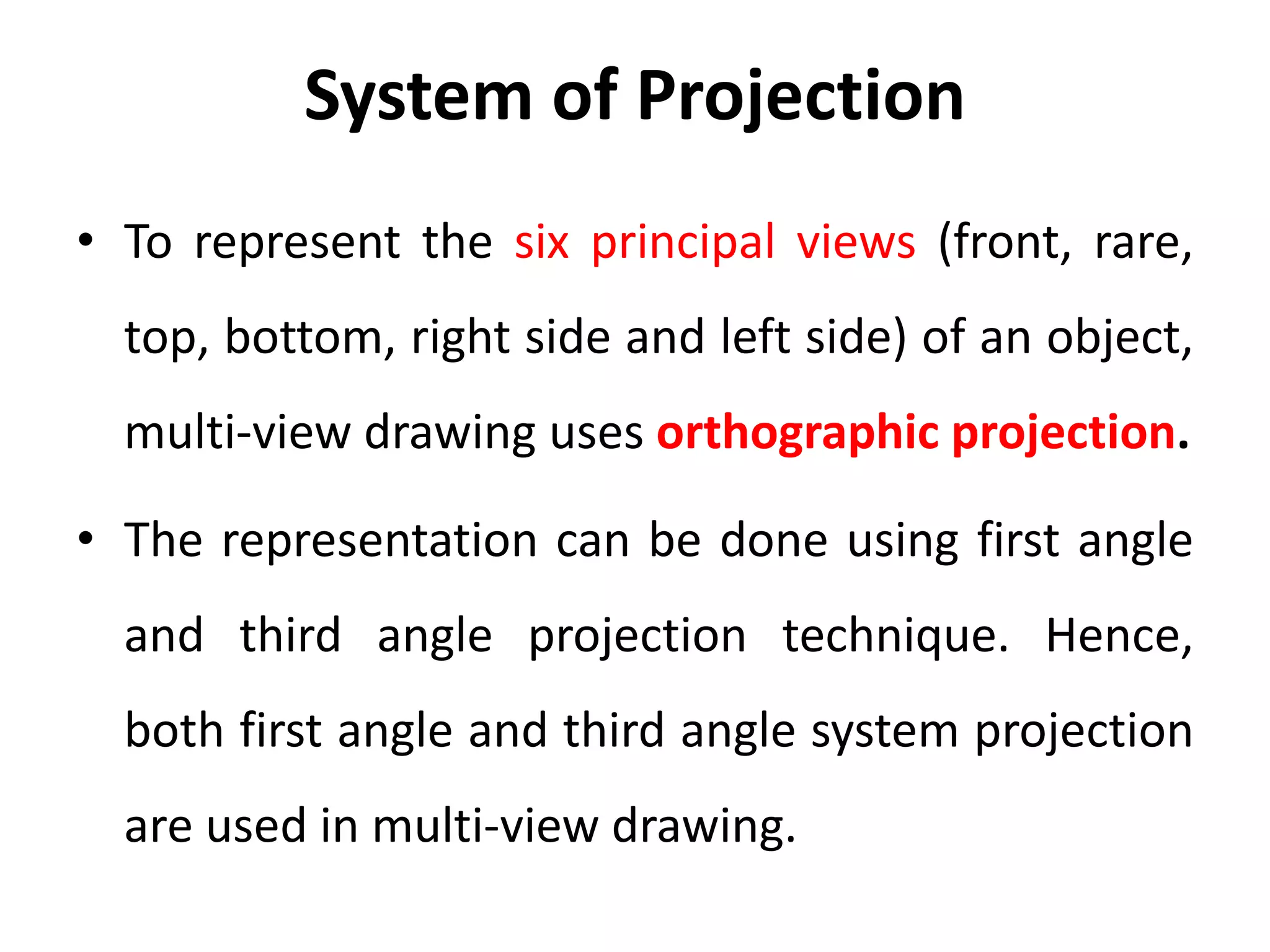 Chapter 3 multiview drawings | PPTX