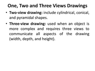 Chapter 3 multiview drawings | PPTX