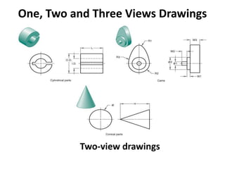 Chapter 3 multiview drawings | PPTX