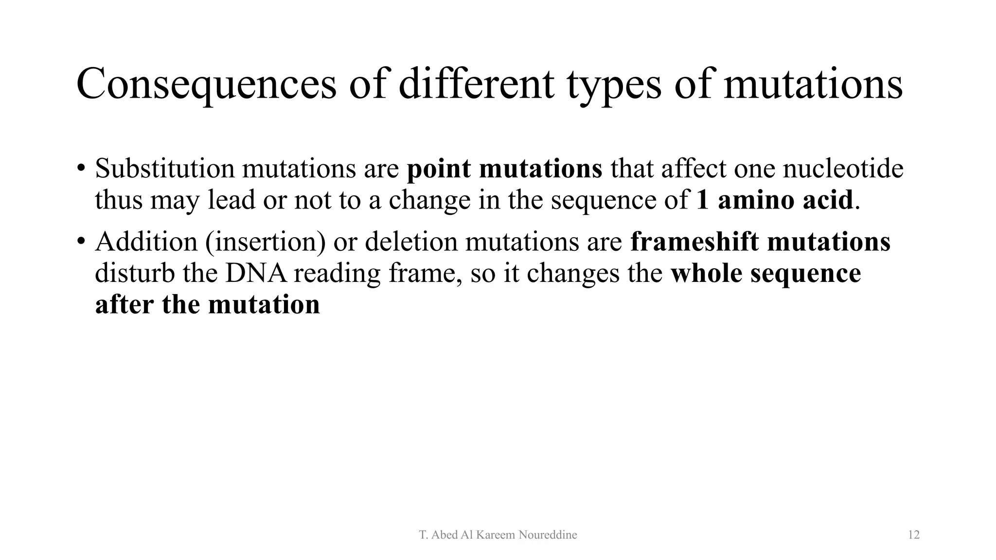 Chapter 3- Mutation and environment.pdf | Chemistry | Science