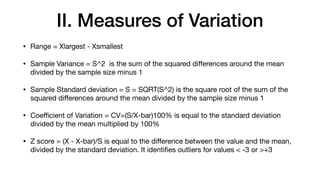 Chapter 3 - Numerical Description Statistis | PDF