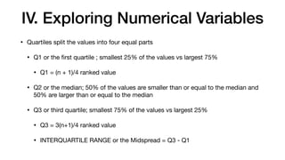 Chapter 3 - Numerical Description Statistis | PDF