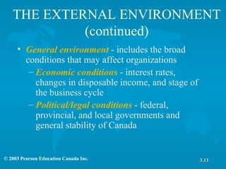 Chapter 3 Organizational Culture And Environment The Constraints | PPT