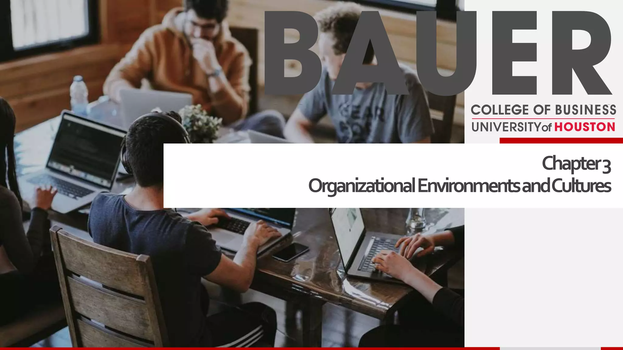 Chapter 3 organizational environments and cultures | PPTX