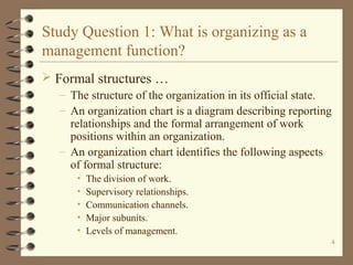 Chapter 3 organizing introduction | PPT