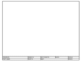 Chapter 3 orthographic projections in auto cad 2010 | PPTX