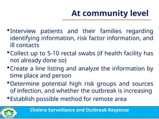 chapter 3- cholera Outbreak Investigation | PPTX