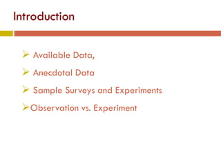 Chapter 3 part1-Design of Experiments | PPT