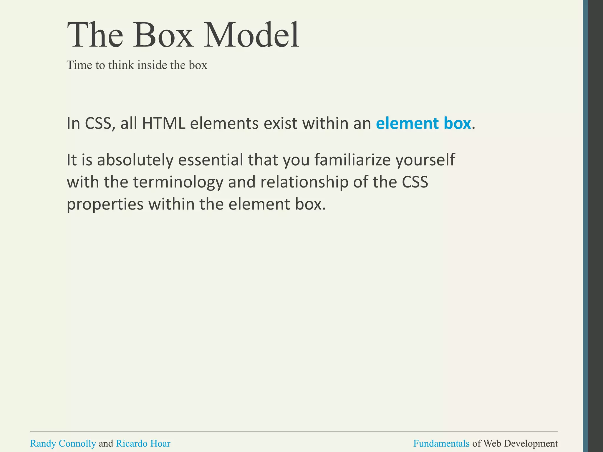 The Box Model [CSS Introduction] | PPTX