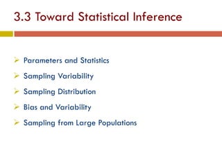 Chapter 3 part3-Toward Statistical Inference | PPT