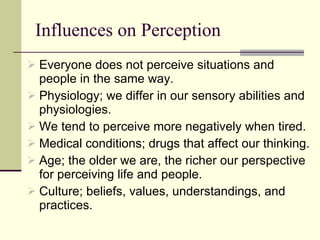 Chapter 3 perception communication (pp) | PPT