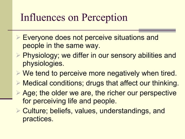 Chapter 3 perception communication (pp) | PPT
