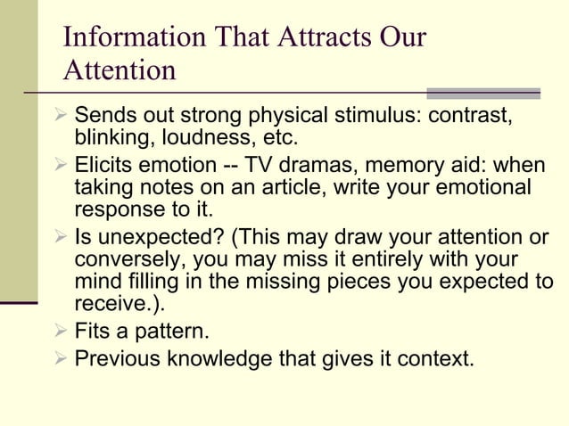 Chapter 3 perception communication (pp) | PPT