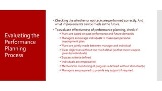 Performance Management Performance Planning | PPTX