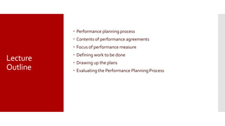 Performance Management Performance Planning | PPTX