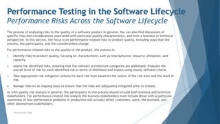 Chapter 3 - Performance Testing in the Software Lifecycle | PDF