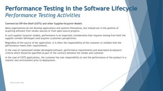 Performance Testing Life Cycle