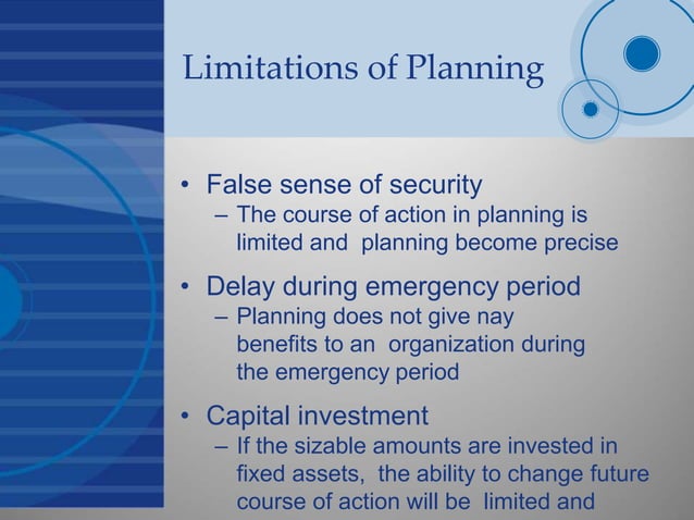 PLANNING IN MANAGEMENT,DEFINITION CHARACTERISTICS, IMPORTANCE AND ...