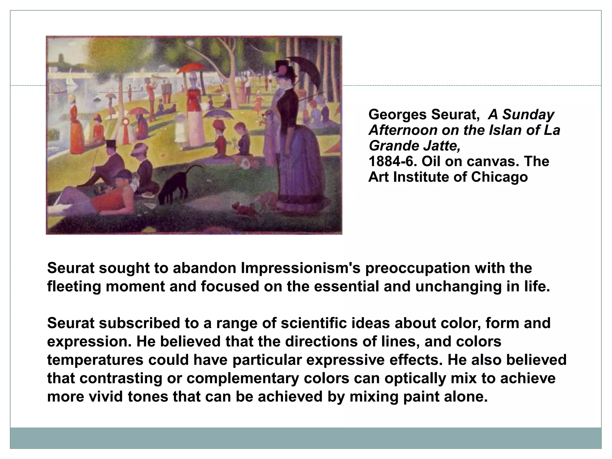 Chapter 3 postimpressionism | PPTX