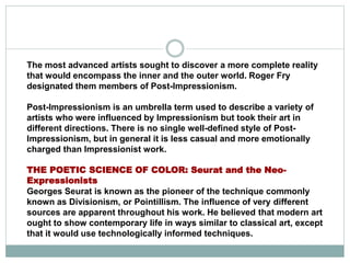 Chapter 3 postimpressionism | PPTX