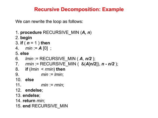Chapter 3 principles of parallel algorithm design
