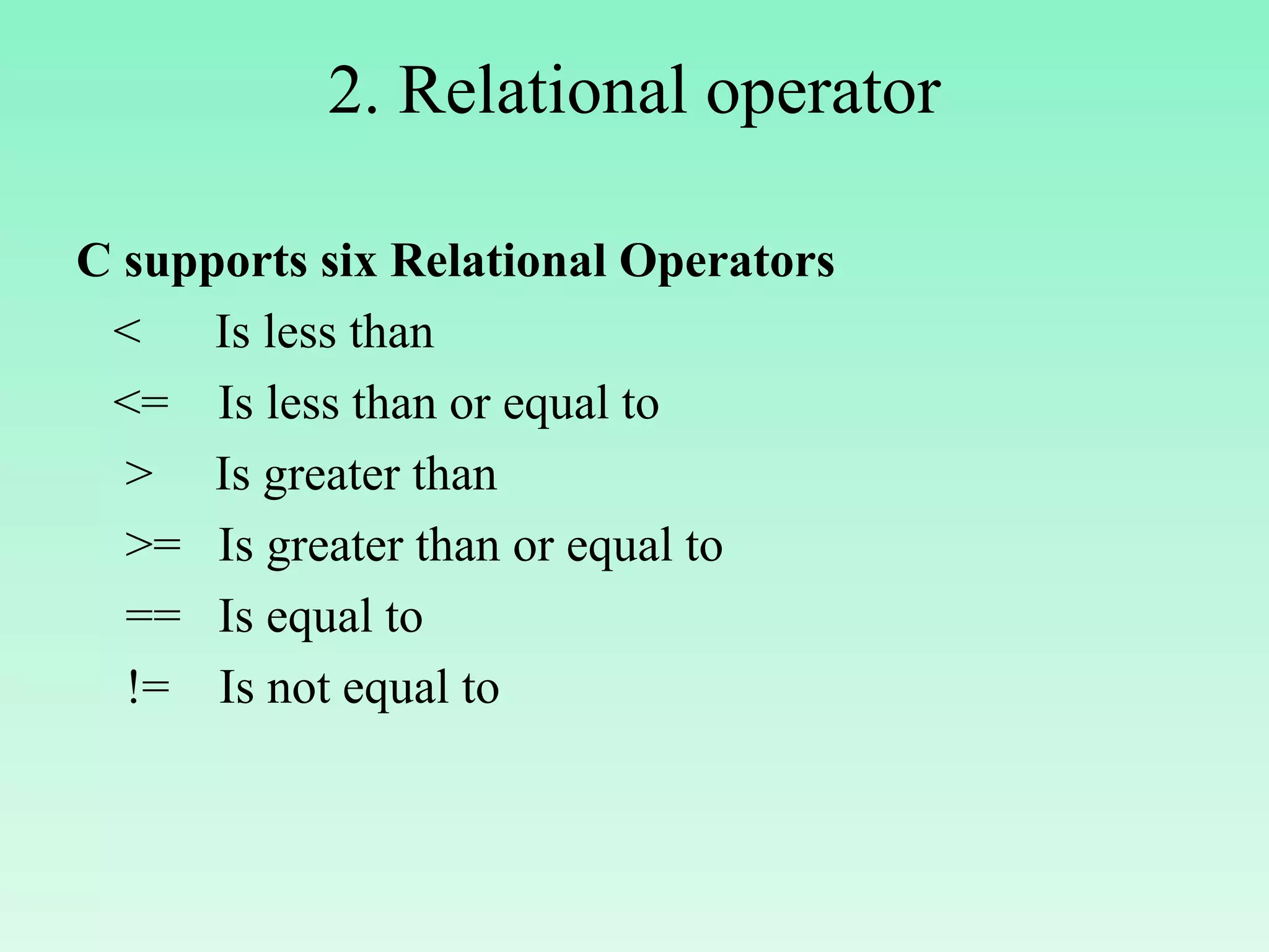 Operators and Expressions | PPTX
