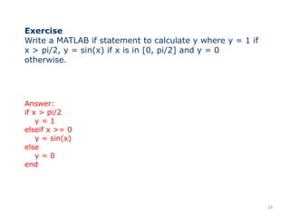 Chapter 3 - Programming in Matlab. aaaapptx | PPT