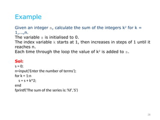Chapter 3 - Programming in Matlab. aaaapptx | PPT