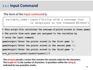 Chapter 3 - Programming in Matlab. aaaapptx | PPT
