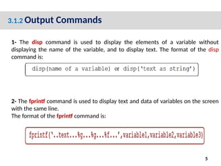 Chapter 3 - Programming in Matlab. aaaapptx | PPTX