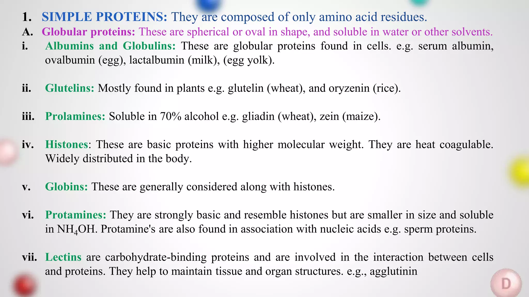 Proteins: Biochemistry | PPTX