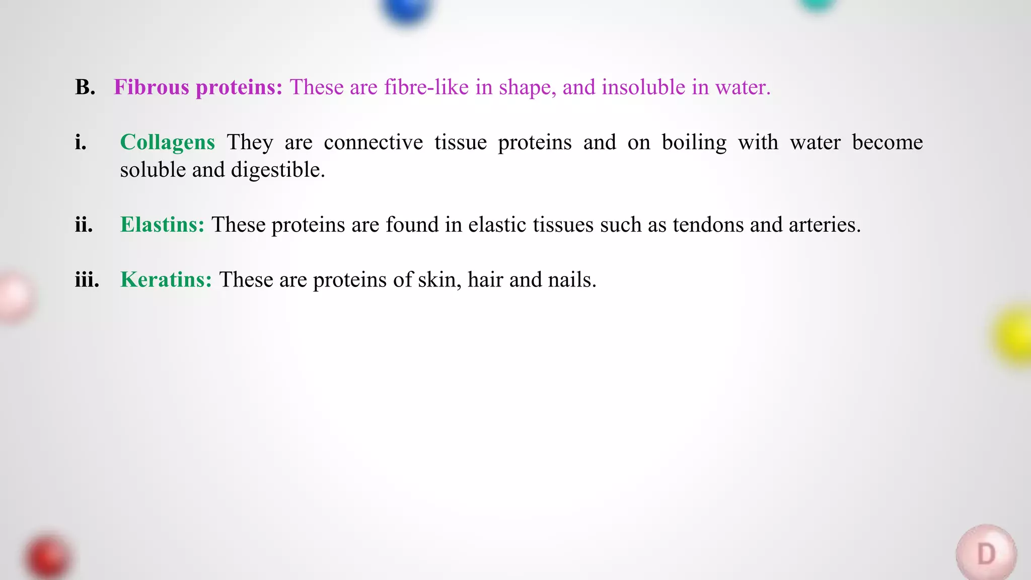 Proteins: Biochemistry | PPTX