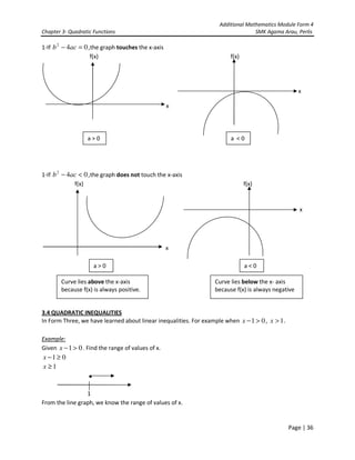 Chapter 3 quadratc functions | PDF | Physics | Science