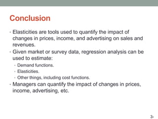 Chapter 3 quantitative demand analysis | PPT