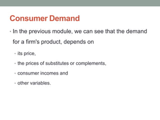 Chapter 3 quantitative demand analysis | PPT
