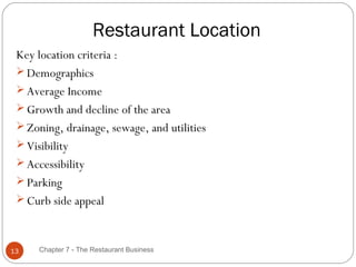 HRMPS 13 - (MIDTERM) Chapter 3 Restaurant | PPT