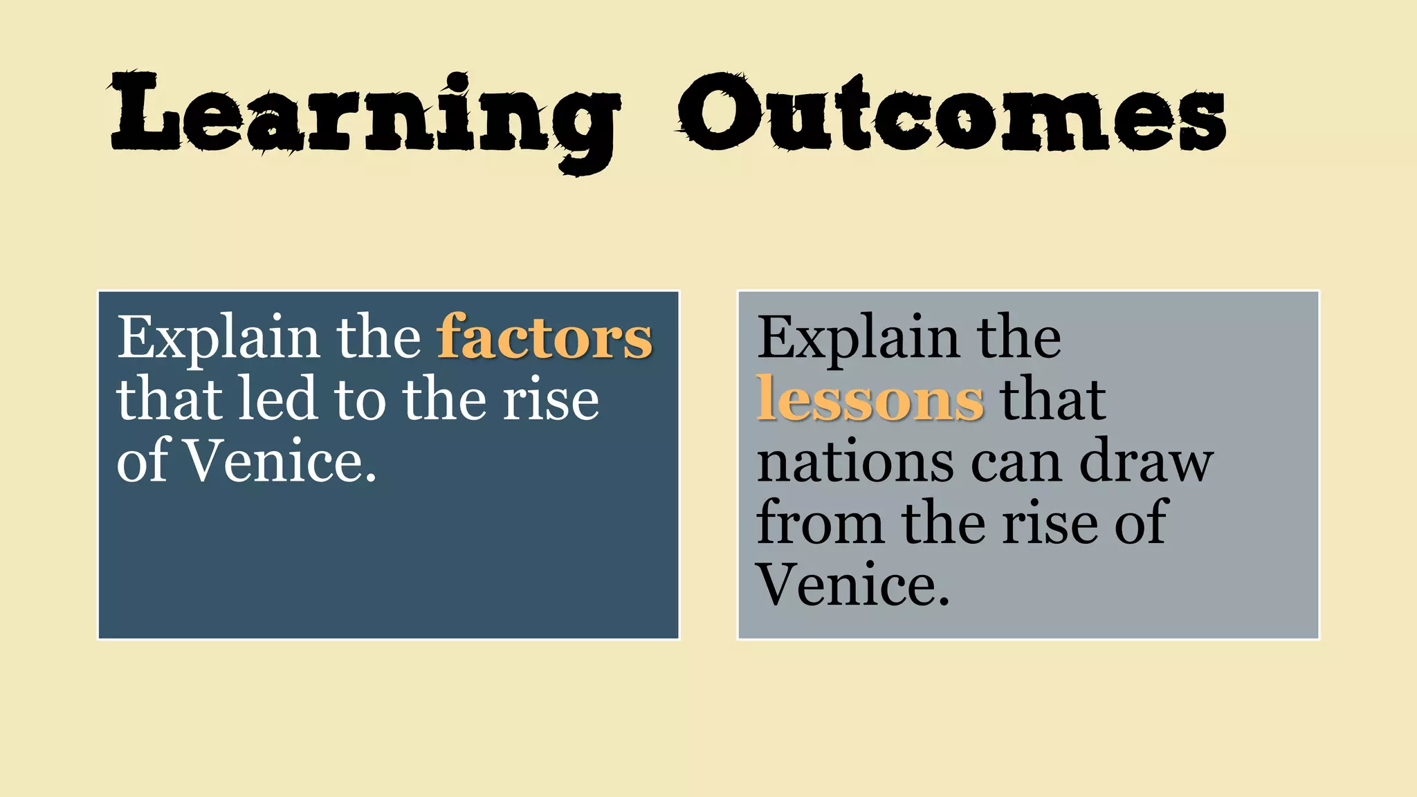 Chapter 3 - Rise of Venice | PDF | Cruises | Travel Type