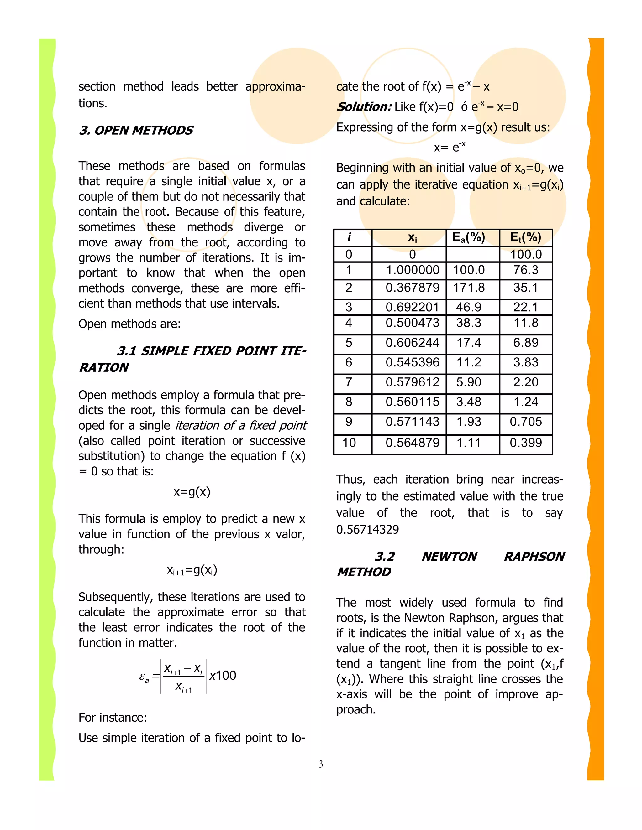 Chapter 3 roots of equations | PDF